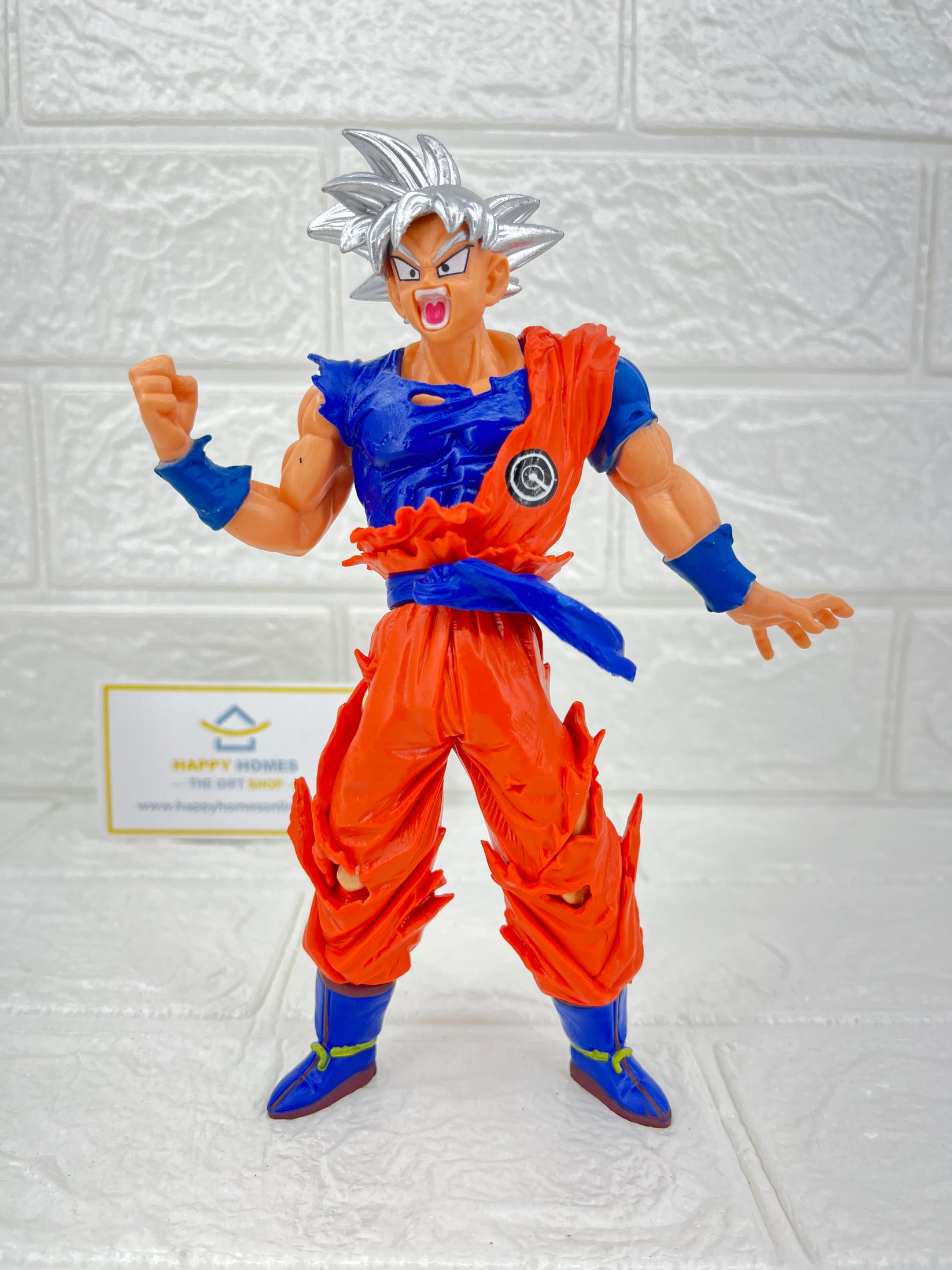 18 cm Silver Hair Goku Dragon Ball Super Figurine – Happy Homes