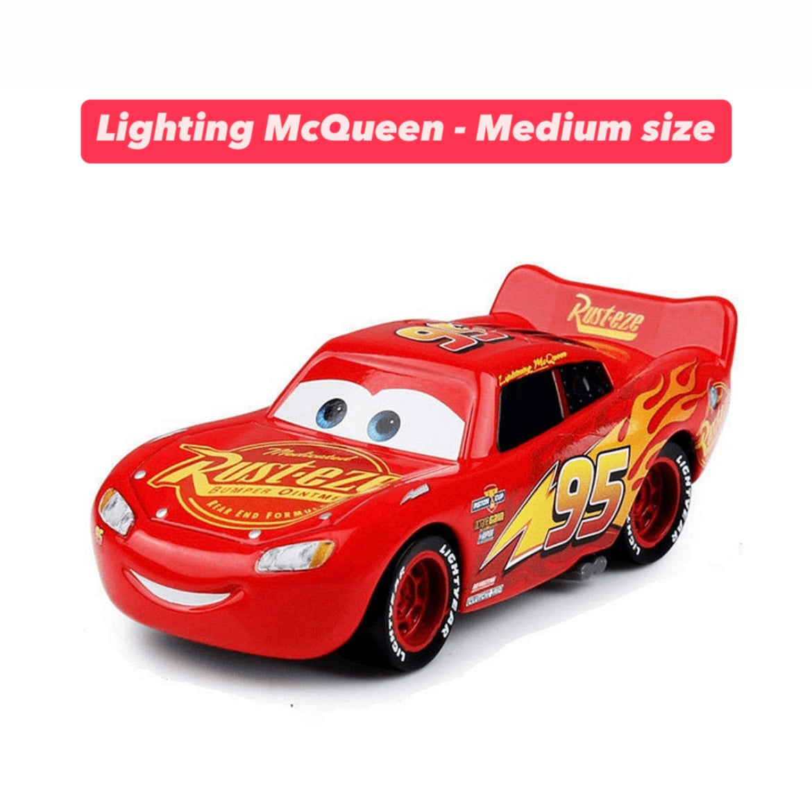 1381-1 - diecast - Lightning McQueen - medium size – Happy Homes