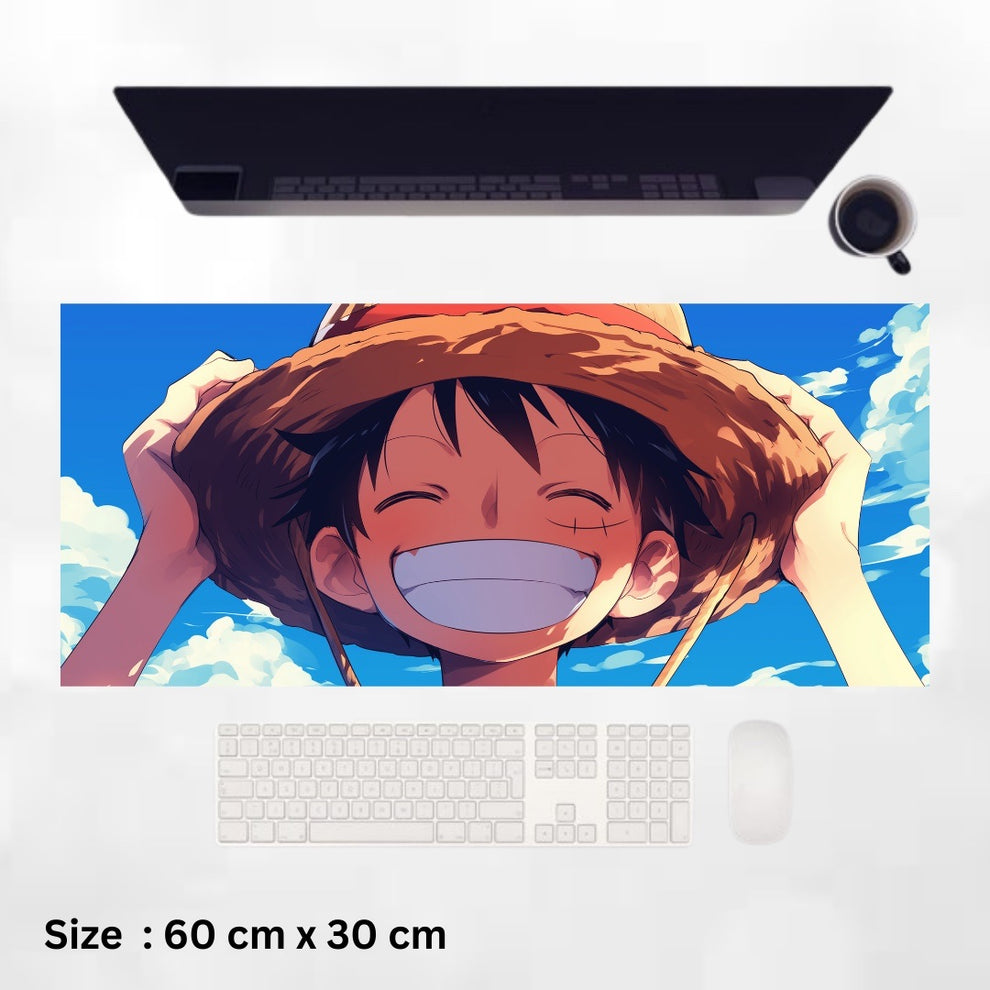 Smiling Luffy - Desk Mat - 60 x 30 x 0.3 cm – Happy Homes