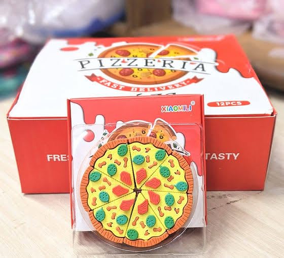 Pizza Shape Eraser – Happy Homes